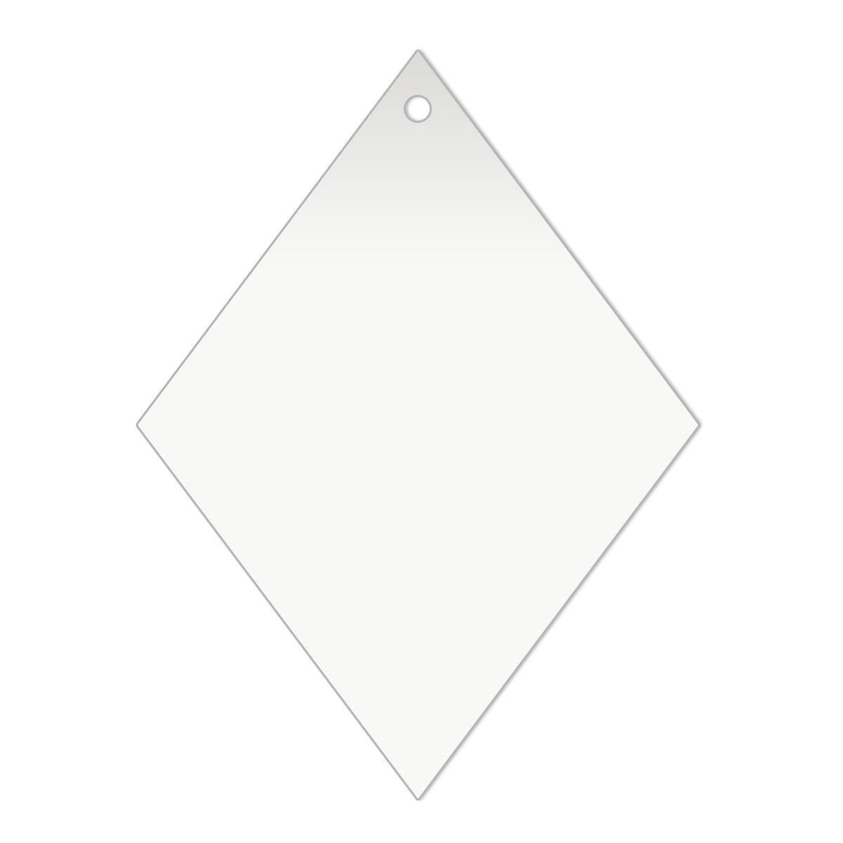 Acrylic Diamond Blank (10cm Pack of 5) – Laserworksuk