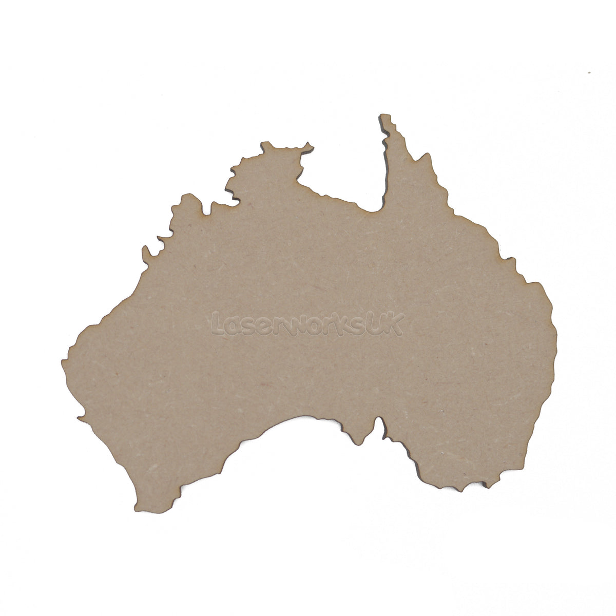 Wooden Australia Maps - Australian Map Outline Shapes – Laserworksuk