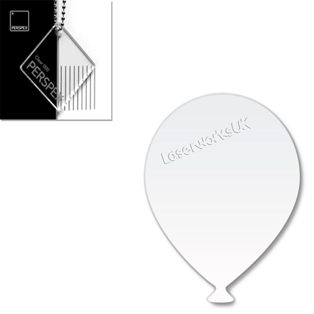 Acrylic Balloons - Party Balloon Blanks (3cm Pack of 18) – Laserworksuk