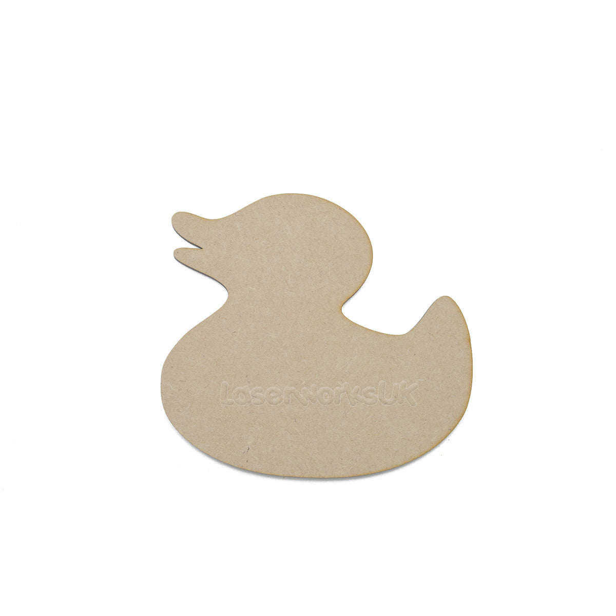 3mm Medite MDF Wooden Duck Craft Shapes | LaserworksUK