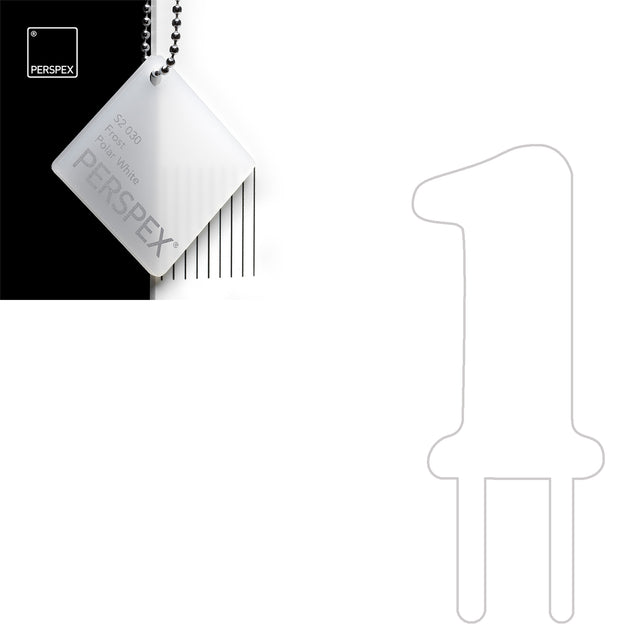 Acrylic Number One Cake Topper – Laserworksuk