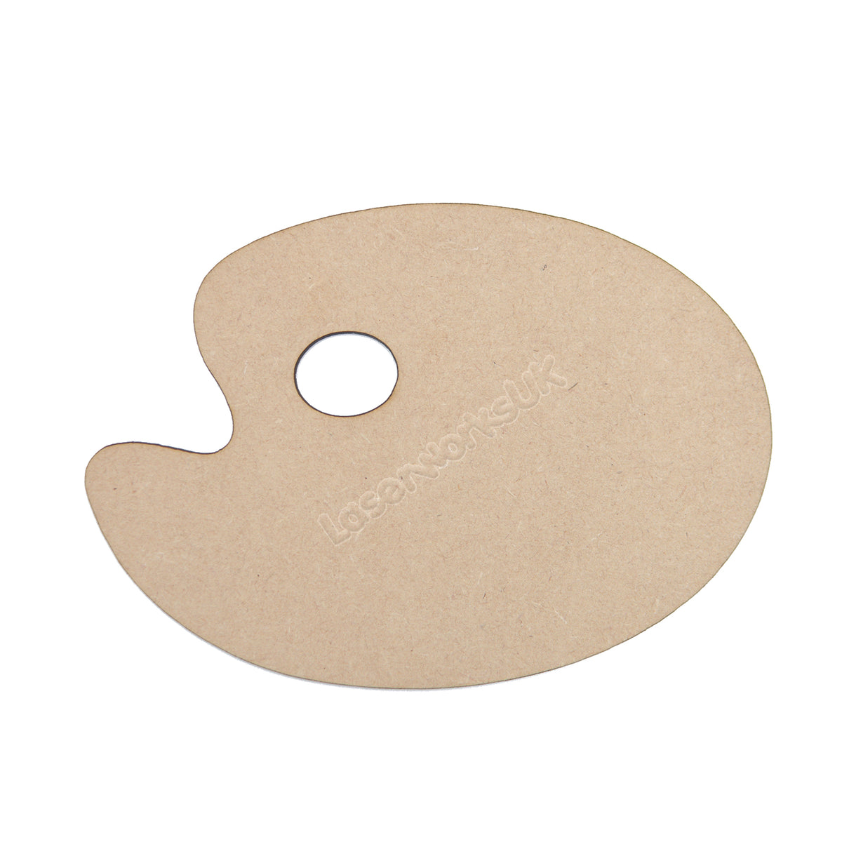 Wooden Artist Palette Shapes | MDF Paint Blanks | LaserworksUK