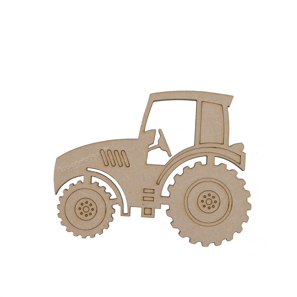 Wooden Farmers Tractor - MDF Craft Shapes – Laserworksuk