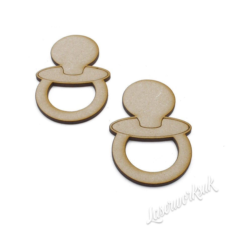 3mm MDF Baby Dummy Pacifier Shapes | LaserworksUK