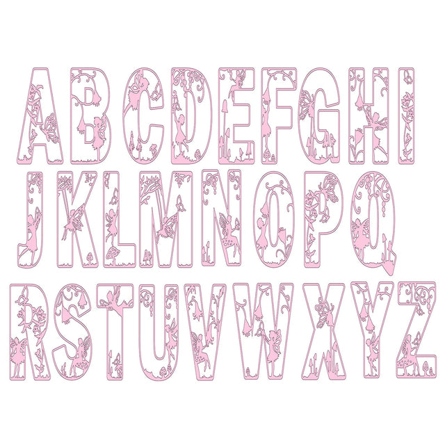 Fairy Alphabet Theme Layered Letters - Full Alphabet Set Available ...