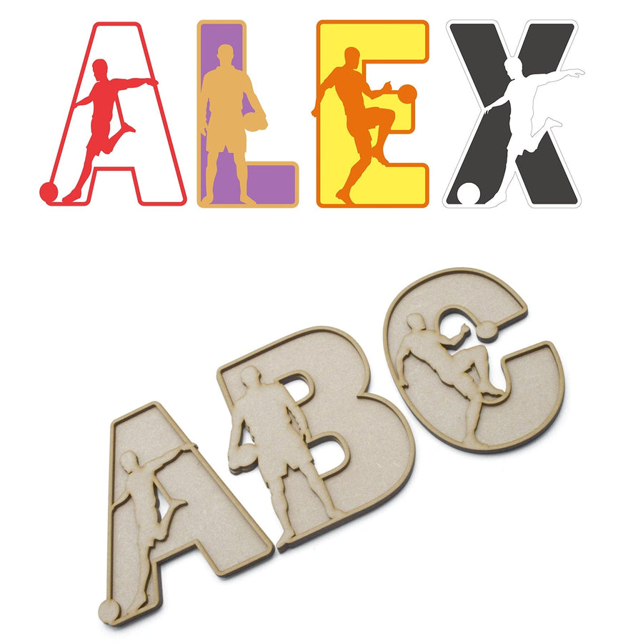 Football Alphabet Letters - Full Alphabet Set Available – Laserworksuk