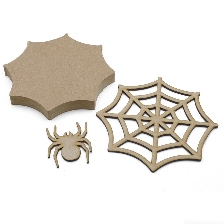 Freestanding 3D Spider Web & Spider Halloween Decoration – Laserworksuk