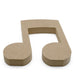 Freestanding Double Music Note - 18mm MDF Musical Notes – Laserworksuk