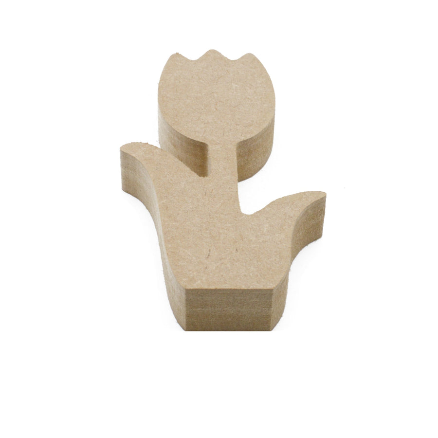 Freestanding Spring Tulip Shape - MDF Wooden Flowers – Laserworksuk