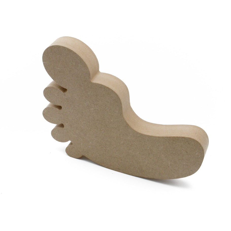 Freestanding Wooden 18mm MDF Baby Foot Shapes – Laserworksuk