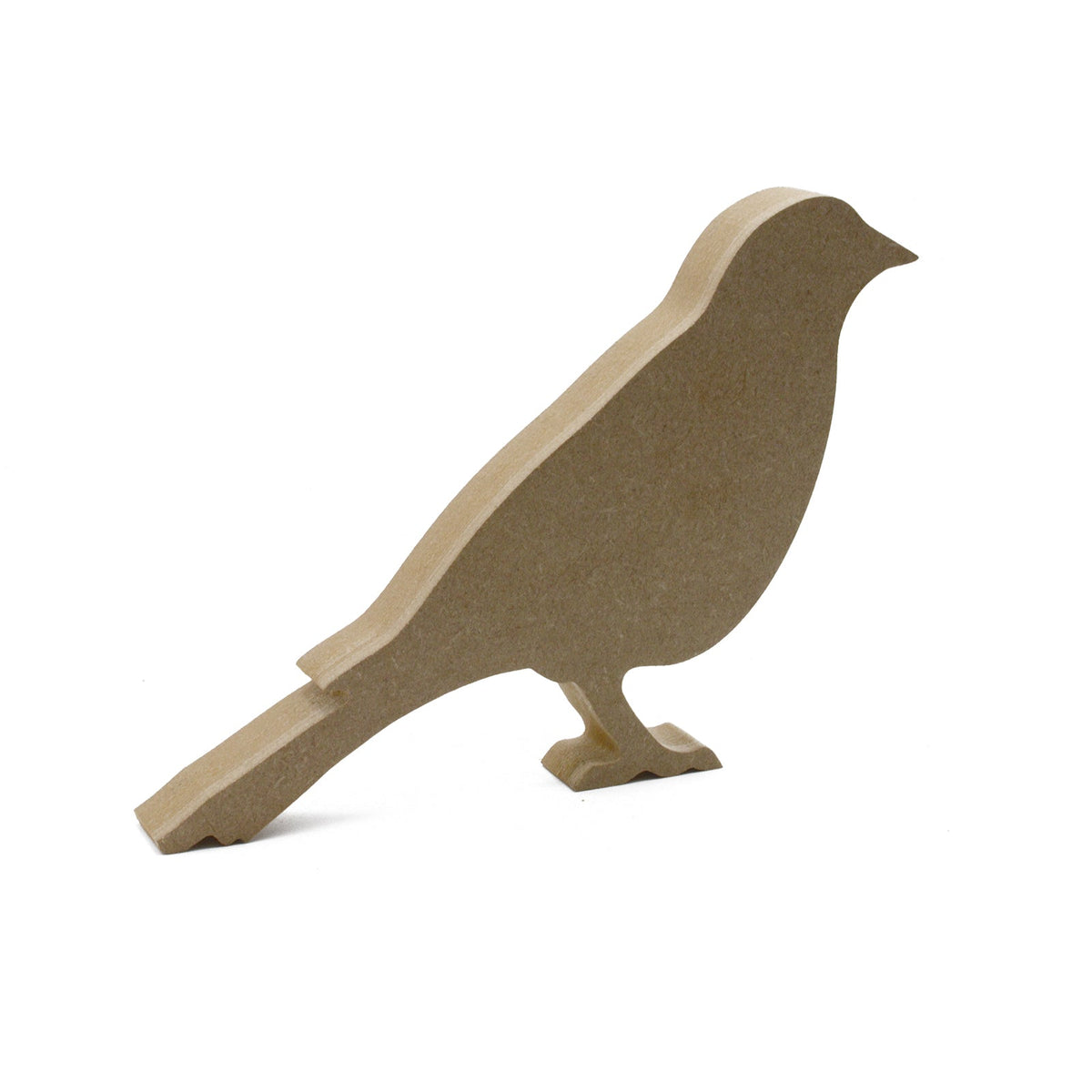 Freestanding Wooden Bird Shape - MDF Bird Decoration – Laserworksuk
