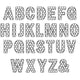 Honeycomb Bee Alphabet Layered Letters 1x FREE Bee Per Letter ...
