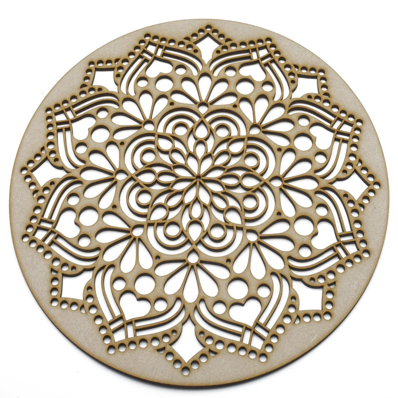 Laser Cut Layered Mandala - MDF Mandala Wall Décor - M1 – Laserworksuk