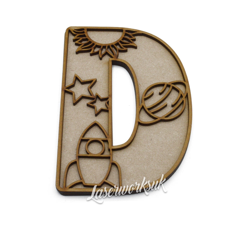 Space Theme Alphabet Letters - Full Set Available – Laserworksuk