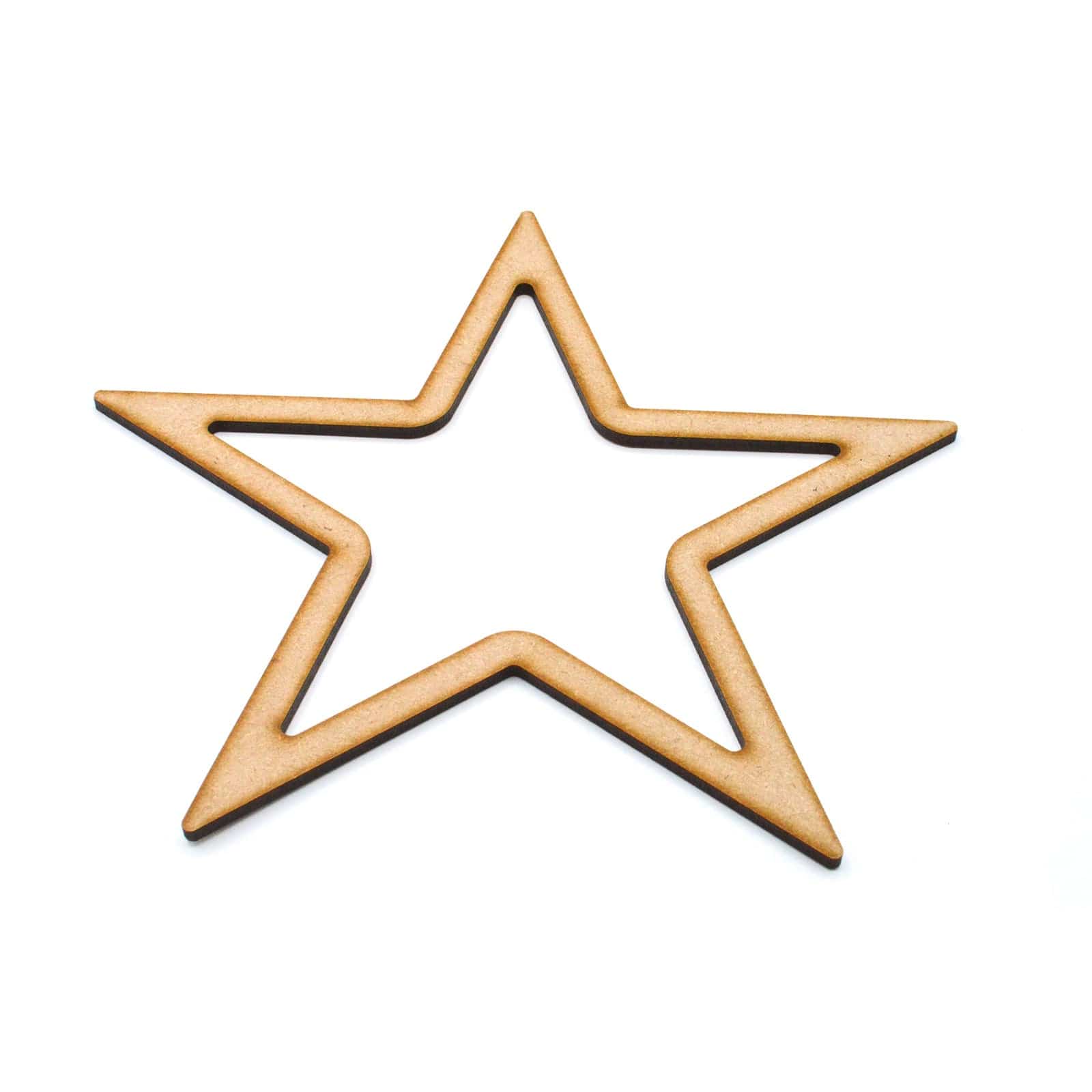 Star Outline Shapes | Rounded Corners – Laserworksuk