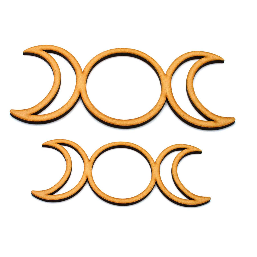 Triple Moon Goddess Symbol | Craft Shapes – Laserworksuk
