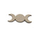 Triple Moon Goddess Symbol Wooden Craft Shapes – Laserworksuk