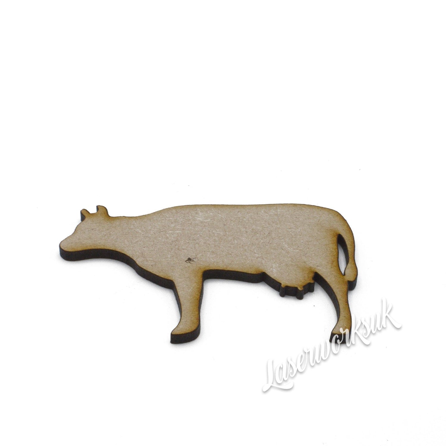 Wooden Cow MDF Craft Shapes – Laserworksuk
