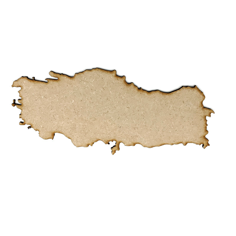 Wooden Turkey Maps - Turkish Map Outline Shapes – Laserworksuk