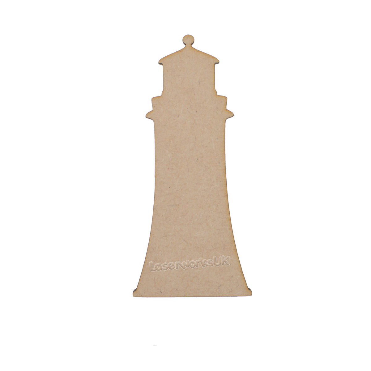 Wooden Lighthouse Craft Shapes | 3mm Medite MDF | LaserworksUK